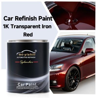 China Factory Supply 1K Transparent Iron Red Acrylic Resin Touch Spray Paint for Car Scratch Repair & Car Paint Mixing Machine for sale