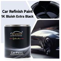 China Low MOQ 1K Extra Black Automotive Paint Thinner - Acrylic Resin Spray for Car Refinishing & Touch-Up, Factory Supply for sale
