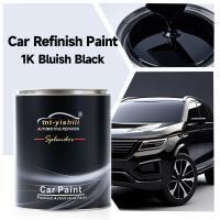 China Factory Price 1K Bluish Black Acrylic Spray Liquid Coating for Car Plastic Repair Low MOQ 1L & 4L Sizes for sale