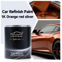 China Car Paint 1K Orange Red Silver Chameleon Acrylic Coating for Automotive Repair | Color Shift Effect & Factory Direct for sale