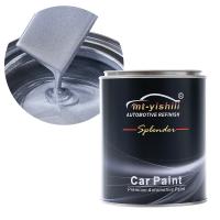 China Fine Bright White Silver Metallic Paint | 1K Acrylic Resin Coating & Plastic Surfaces | High Gloss Spray Finish for sale