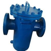 China DN25 Carbon Steel Basket Type Strainer Gravity Settlement Renewable Filter Valve for sale