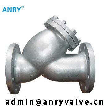China Flanged RF Cast Steel Body SS304 Mesh  Y Type Strainer for sale