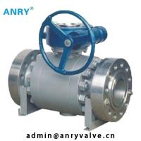 China Forged Steel Fixed Ball Valve Class 150-1500 Three Piece Body Fire Safe API 607 for sale