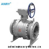 China Forged Steel Fixed Ball Valve Three Piece Bolted Cover Class 150 1500 A105 ENP for sale