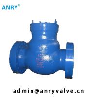 China High Pressure Swing Check Valve 900Lb-1500Lb WCB WC6 LCB Body Trim No5 API for sale