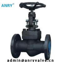 China 600Lb Forged Steel Globe Valve F6a 13CR Flanged RF Wedge Body A105 F304 F316 for sale