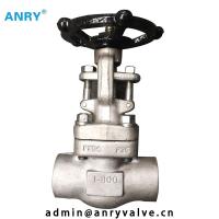China High Pressure Forged Steel Gate Valve 800LBS Bolted Bonnet A105 F304 F316 for sale