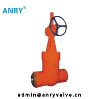 China Flanged RTJ Pressure Seal Gate Valve Class 600-2500 WCB Body 13%CR for sale