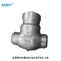 China API Swing Check Valve 800Lb 1500Lb BW WCB WC6 LCB Body Stellite Overlay Disc for sale