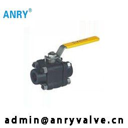 China Forged Steel Ball Valve 3pc Class800-1500 NPT BSP A105 F304 F316 PEEK PTFE Seat for sale