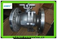 China PTFE Seat  Floating Ball Valve Flanged RF WCB Body Fire Safe for sale