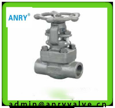 China A105 13CR Wedge Forged Steel Gate Valve 800LBS SW BW NPT Bolted Bonnet for sale