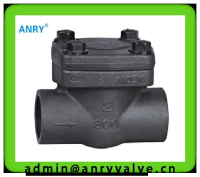 China Forged Steel Check Valve 1/4-4 Inch SW BW A105 F304 F316 Body 150Lb-600Lb for sale