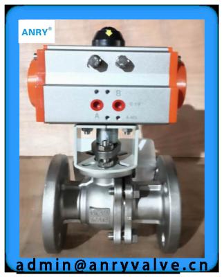 China Pneumatic Teflon Lined Ball Valve PTFE Seats DN15 DN300 PN1.0 1.6MPa for sale