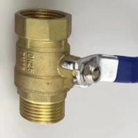 China CE 600 Wog 10bar Gas Brass Ball Valve hydraulic engineering for sale