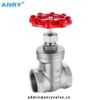 China PTFE Seat 200 WOG BSP FNPT Threaded Gate Valve 1/2 to 2 Inch for sale