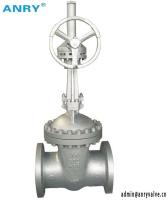 China API600 Cast Steel Gate Valve WCB Body 300LBS 600LBS RF Flanged Gearbox for sale