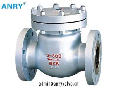 China WCB Carbon Steel Flanged Check Valve Stellite Overlay Disc 150Lb 600Lb for sale