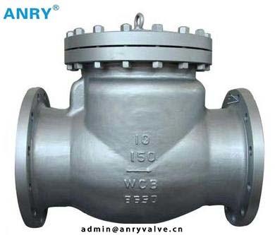 China RTJ API6D Carbon Steel Swing Check Valve Stellite No.6 Overlay Disc Class 150-1500 for sale
