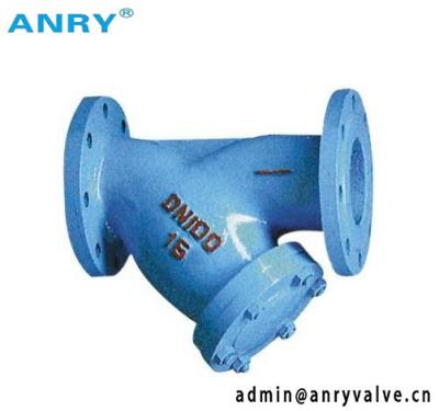 China DIN Cast Steel Y Type Strainer 1/2 to 12 Inch WCB CF8M SS316 Body 150 300 LBS for sale