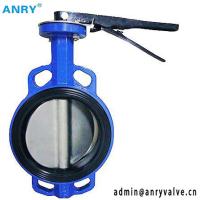 China Wafer Lug Butterfly Valve Cast Iron Ductile Iron EPDM Seat GG25 GGG40 PN10 PN16 for sale