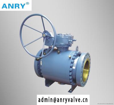 China Forged Steel Fixed Ball Valve Class 150-1500 A105 Body Flanged Ends Fire Safe for sale