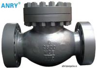 China Class 600-2500 Pressure Seal Swing Check Valve WCB SS304 SS316 Stellite Overlay RF Flange for sale