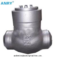 China Stellite Overlay Disc Swing Check Valve 900Lb Flanged RF RTJ WCB WC6 LCB Body for sale