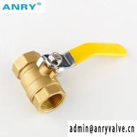 China BS 1.6mpa Brass  Ball Valve Lock Lever Handle for sale