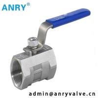 China 2000PSI Threaded  2 Inch Carbon Steel 1 Piece Ball Valve for sale