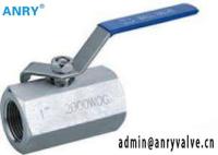 China 1pc Full Port SS Ball Valve Flange Type 1000 WOG BSP NPT Threaded for sale
