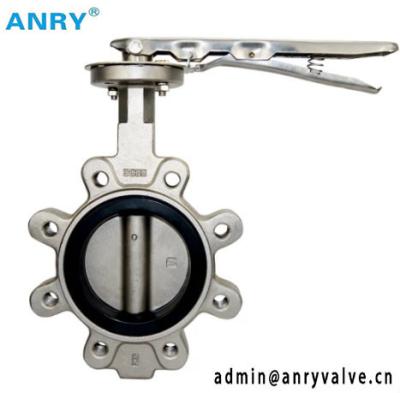 China Cast Iron Wafer Butterfly Valve SS304 Disc NBR EPDM 2-24 Inch Lever Gear for sale