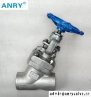 China 2 Inch Forged Steel Y Type Globe Valve 800Lb Stellite Overlay Disc SW BW NPT for sale