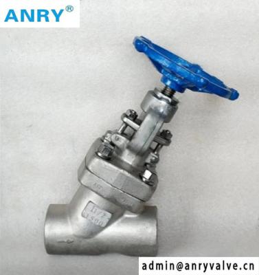 China 2 Inch Forged Steel Y Type Globe Valve 800Lb Stellite Overlay Disc SW BW NPT for sale