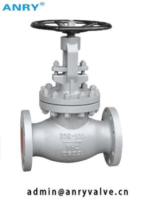 China JIS Flanged RF WCB Body 13%CR Wedge OS&Y Globe Valve Handwheel 150LB for sale
