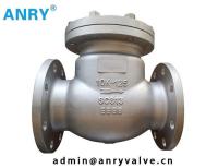 China Carbon Steel JIS 10K WCB Swing Check Valve 50A to 800A Flanged RF OS&Y BB for sale