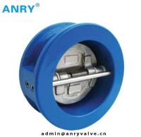 China Carbon Steel WCB Wafer Check Valve 150LB-900LB Double Plate Disc Style for sale