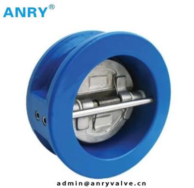 China Carbon Steel WCB Wafer Check Valve 150LB-900LB Double Plate Disc Style for sale