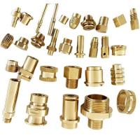 China Mechanical HPb63 H68 Copper CNC Brass Parts Adapters Turned Service for sale