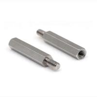 China Custom Threaded CNC Bolts Turning Stainless Steel Brass Aluminum Male Female Hexagon Spacers for sale