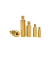 China Brass Hex Standoff Spacer CNC Turning Components Single Head ODM for sale