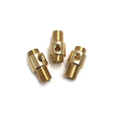 China Precision Brass CNC Turning Parts Rapid Prototype machining Customized for sale