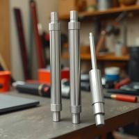 China Customized CNC Turning Parts Stainless Steel Drone Shaft Nickel Plating for sale