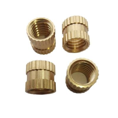 China Rapid Prototype CNC Metal Parts Machining Copper Nuts M1 M2 Customized for sale