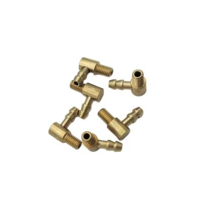 China OEM Brass CNC Nozzle Custom Turned Parts Machining High Volume Brass Nozzle For The Hose Oil Burner Nozzle for sale