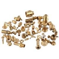 China Copper Brass Machined Components Connector Turning Parts Fabrication Manufacturing for sale