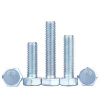 China ISO Hex Stainless Steel Hex Head Bolts 10.9 M8 M10 M12 M14 Zinc Plated Fastener for sale