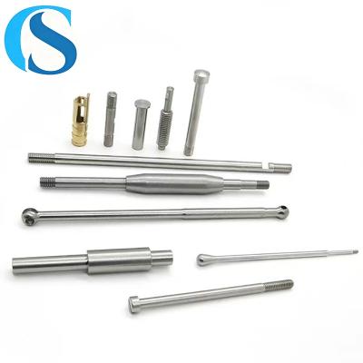China High Precision Tolerance Customization Aluminum Alloy Metal Anodize Parts Stainless Steel Shaft by CNC Turning Processing for sale