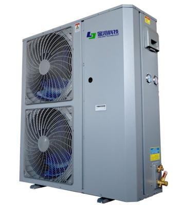 China Condensation Device 5HP with Motor Used for Refrigeration Equipment of the Forced Draft Freezer with a Compressor Condenser for sale
